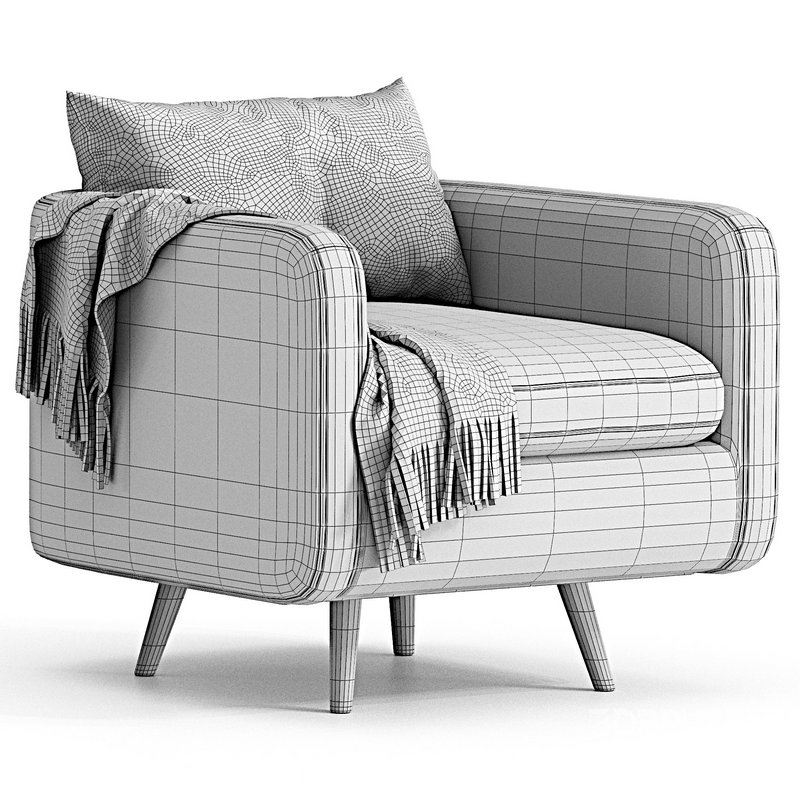 COS swivel chair 3d model Buy Download 3dbrute