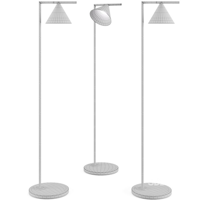Captain Flint Floor Lamp by Flos 3d model Buy Download 3dbrute