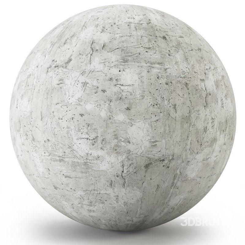concrete 02 seamless pbr texture 3d model Buy Download 3dbrute