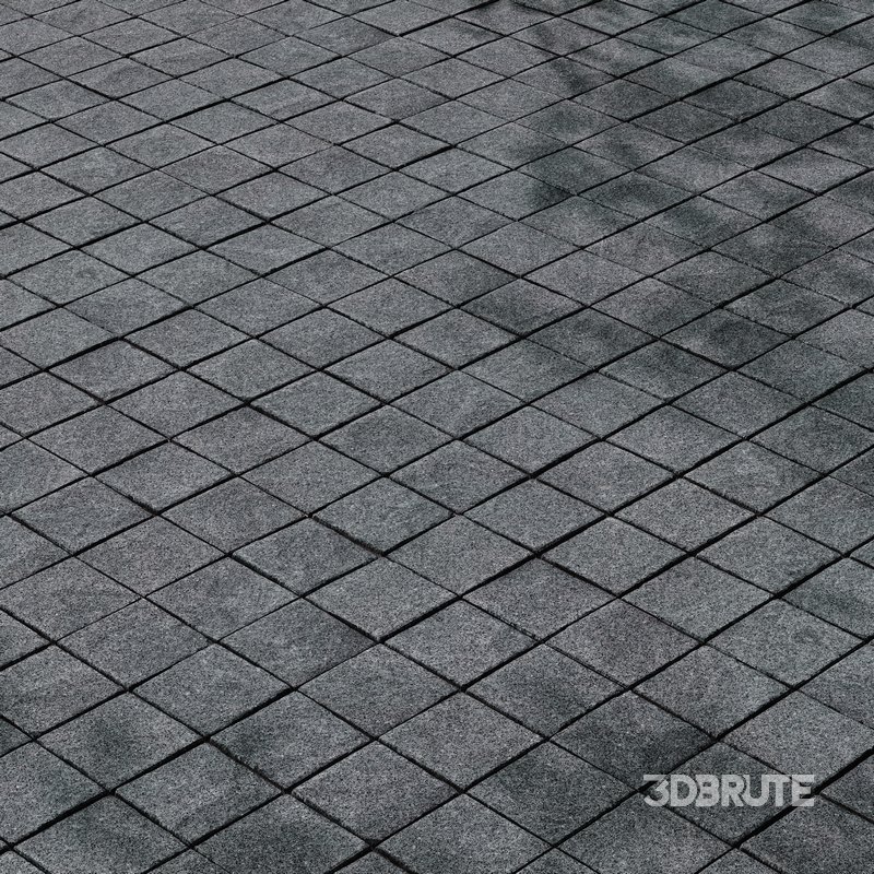 Stone Paving 03 (Seamless) 3d model Buy Download 3dbrute