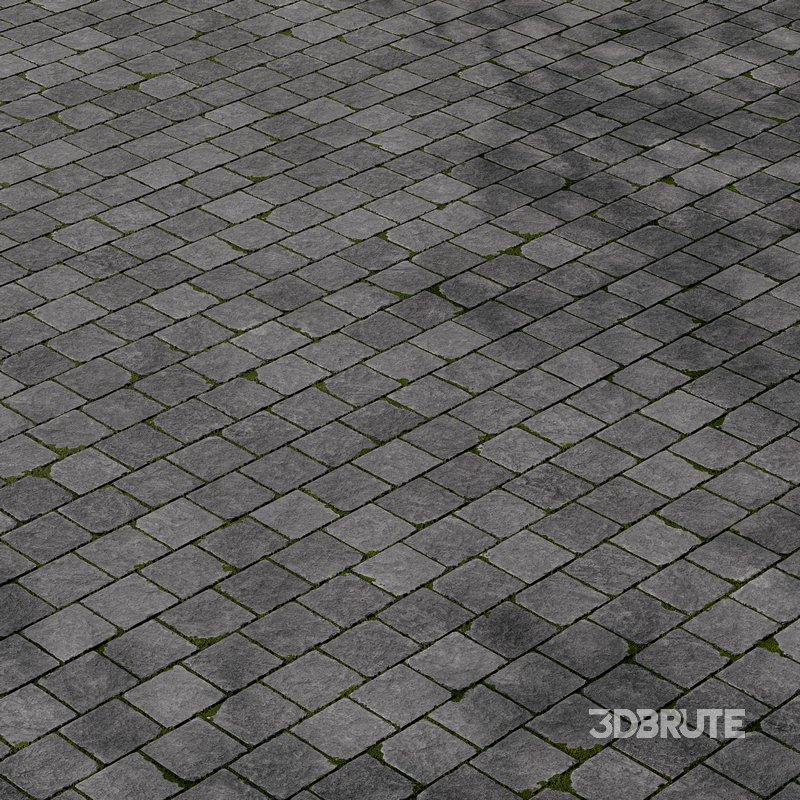 Stone Paving 05 (Seamless) 3d model Buy Download 3dbrute