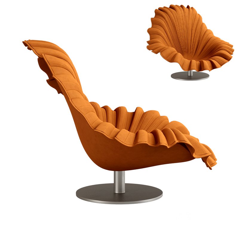 Bloom Easy Chair 3d model Buy Download 3dbrute