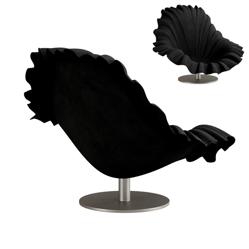 Bloom Easy Chair 3d model Buy Download 3dbrute