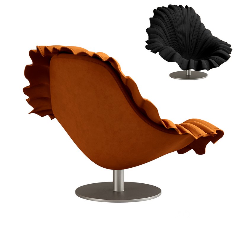 Bloom Easy Chair 3d model Buy Download 3dbrute