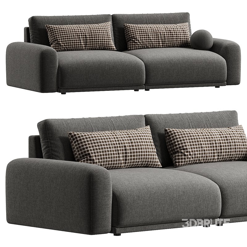 STRAIGHT SOFAS GRAIL 3d model Buy Download 3dbrute