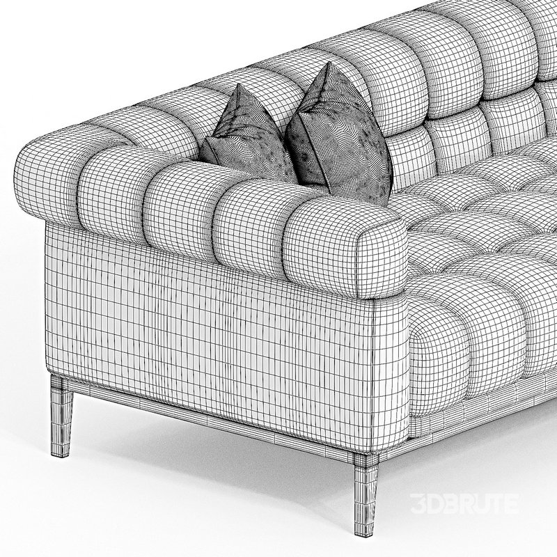 Marechiaro system sofa 3d model Buy Download 3dbrute