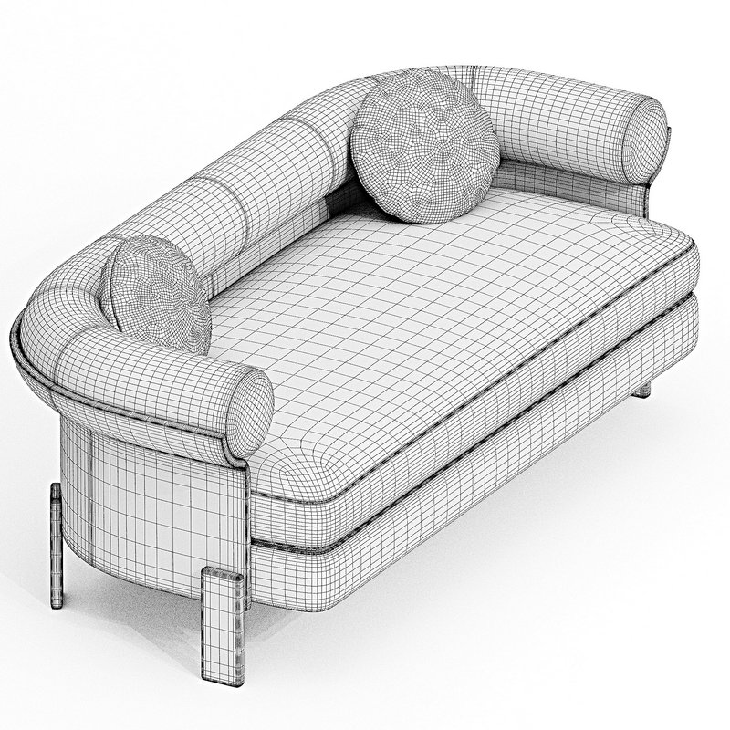 Marechiaro system sofa 3d model Buy Download 3dbrute