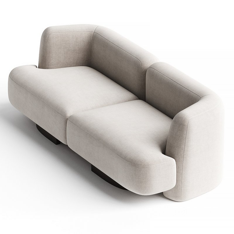 GOGAN Sofa By Moroso 3d model Buy Download 3dbrute