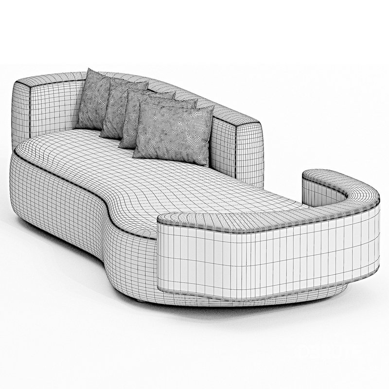 Sofa 20 3d model Buy Download 3dbrute