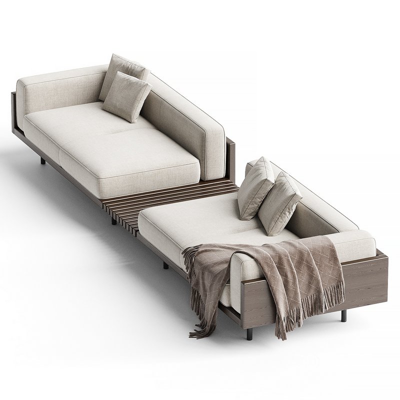 Sofa Minotti Brasilia 3d model Buy Download 3dbrute