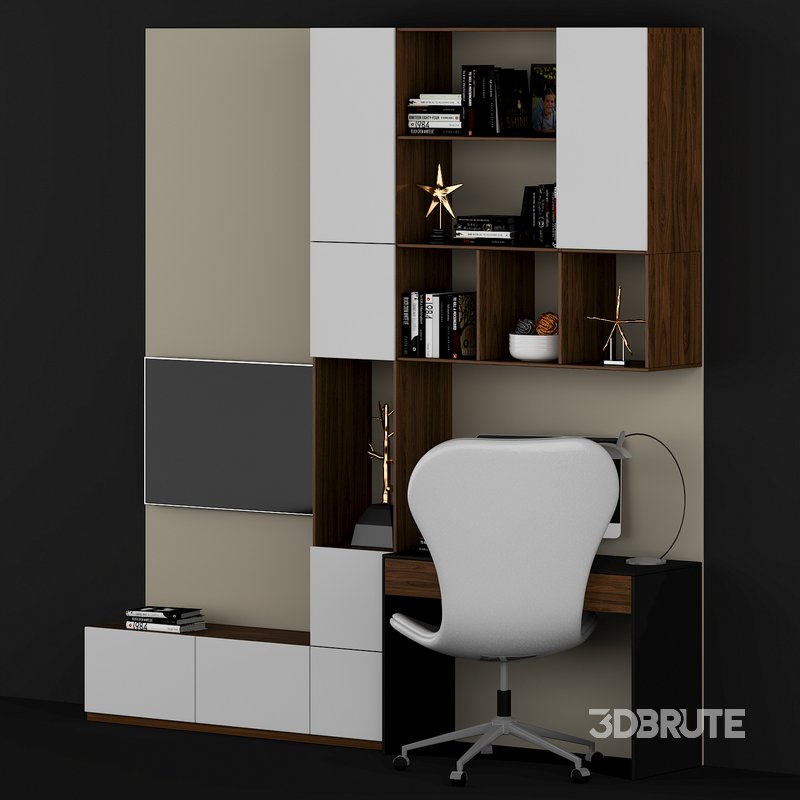 TV Stend 32 3d model Buy Download 3dbrute