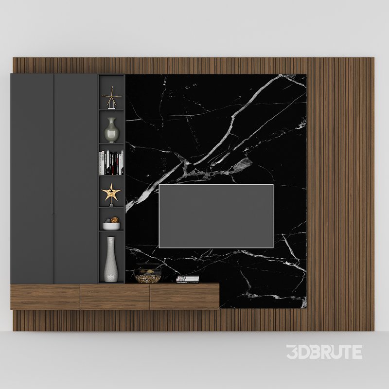 TV Stend 35 3d model Buy Download 3dbrute