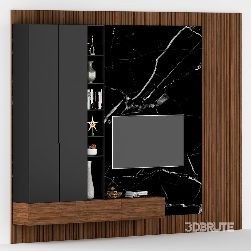 TV Stend 35 3d model Buy Download 3dbrute