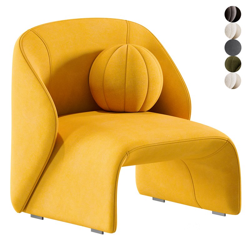 Hug Armchair 3d model Buy Download 3dbrute