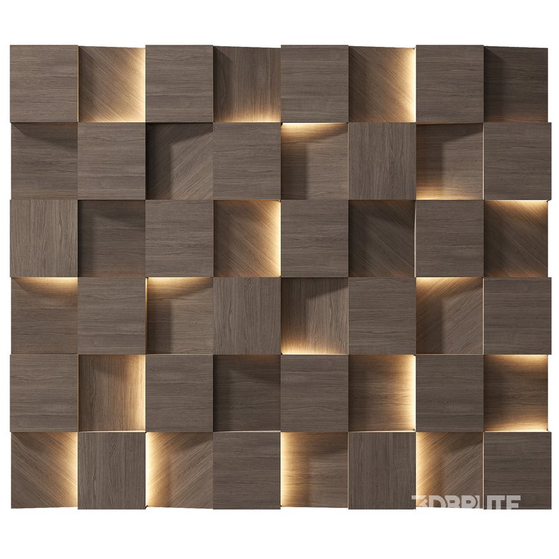 Wall Panel Decor 81 3d model Buy Download 3dbrute