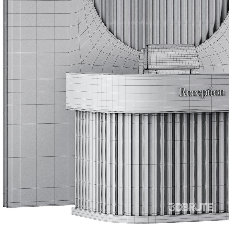 Contemporary Reception 01 3d model Buy Download 3dbrute