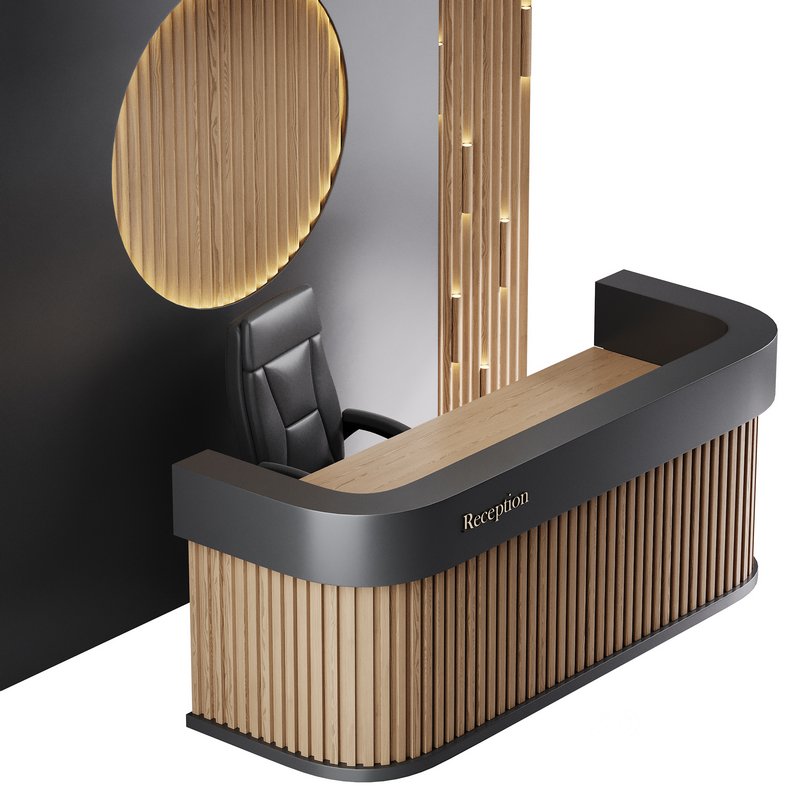 Contemporary Reception 01 3d model Buy Download 3dbrute