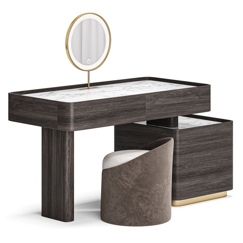 Luxurious Dressing Table By litfad 3d model Buy Download 3dbrute