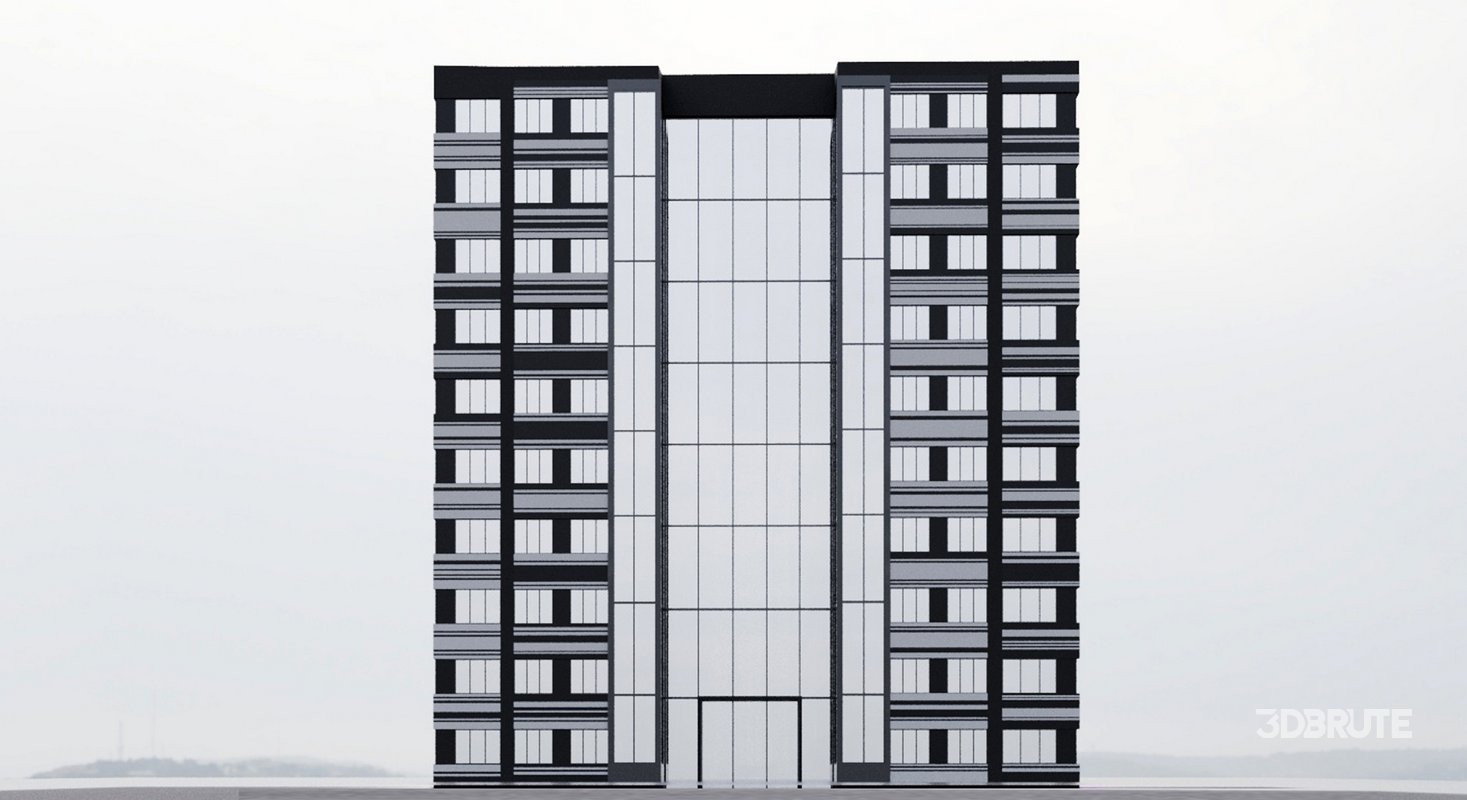 Building - Denmark - Copenhagen - 3dbrute : 3dmodel furniture and decor