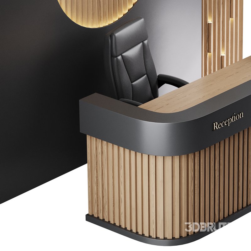 Contemporary Reception 01 3d model Buy Download 3dbrute