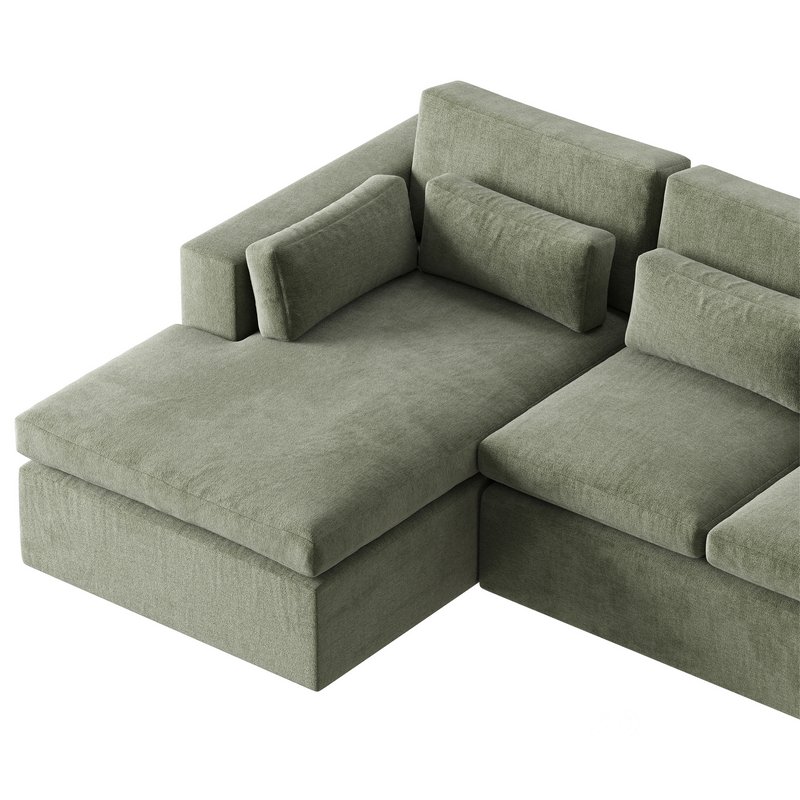 Harmony Modular Sofa 3d model Buy Download 3dbrute