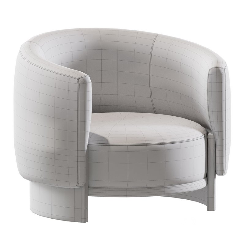 Hug Armchair 3d model Buy Download 3dbrute