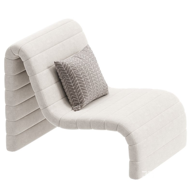 Alice Lounge Chair 3d model Buy Download 3dbrute