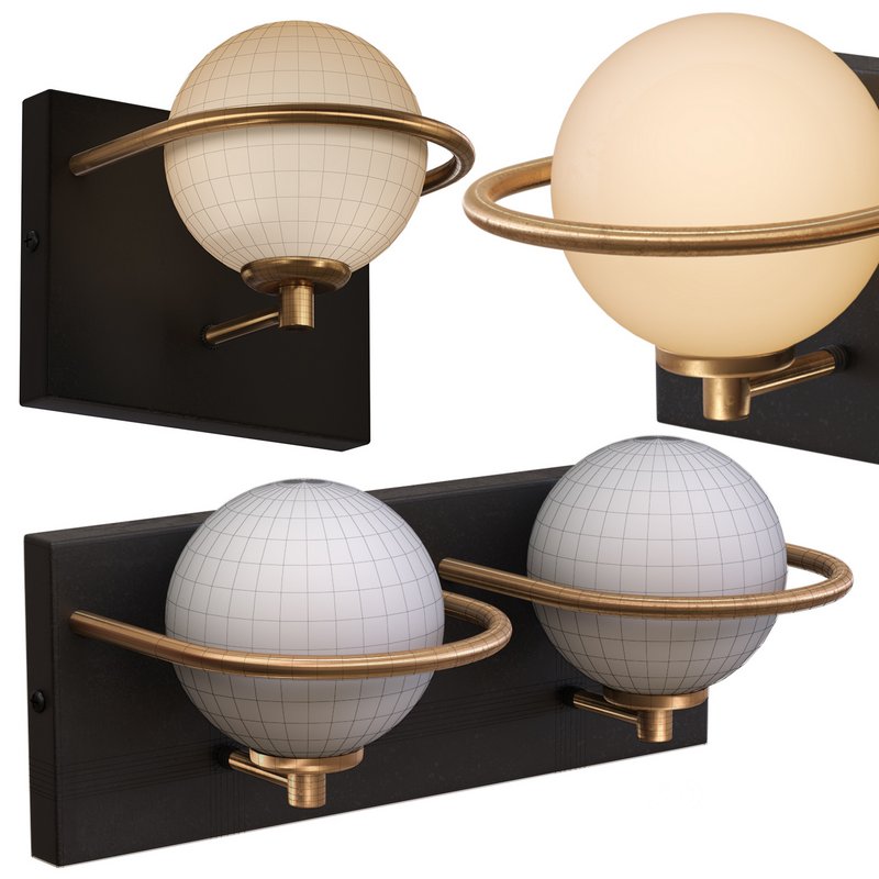 Flower wall light 3d model Buy Download 3dbrute