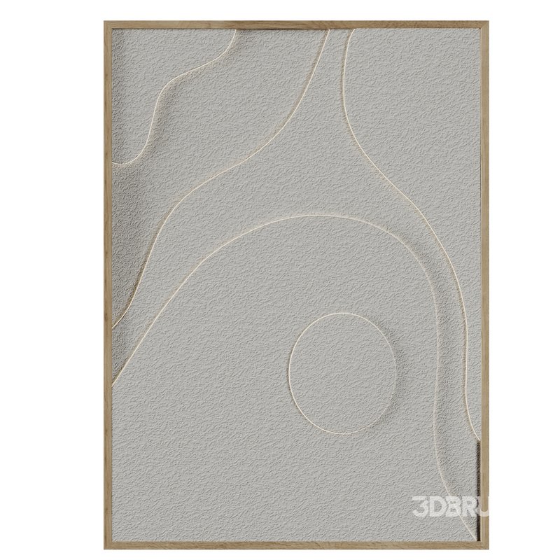 Minimal frame picture 3d model Buy Download 3dbrute