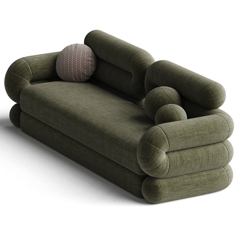 Sofa Invisible Collection Ebisu 3d model Buy Download 3dbrute