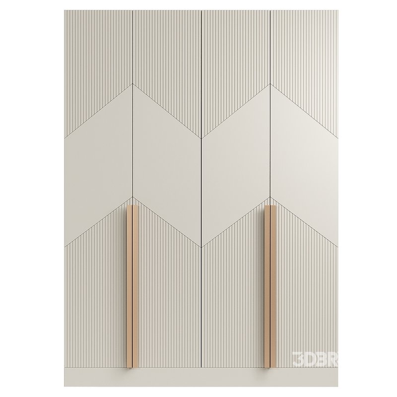 Wardrobe vesta 3d model Buy Download 3dbrute