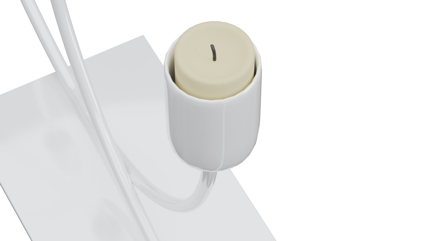 Joy candle sticks 3d model Buy Download 3dbrute