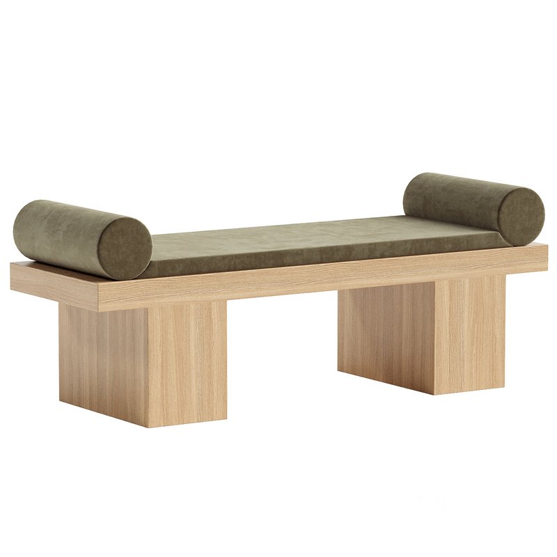 Choa Wood Bench 3d model Buy Download 3dbrute