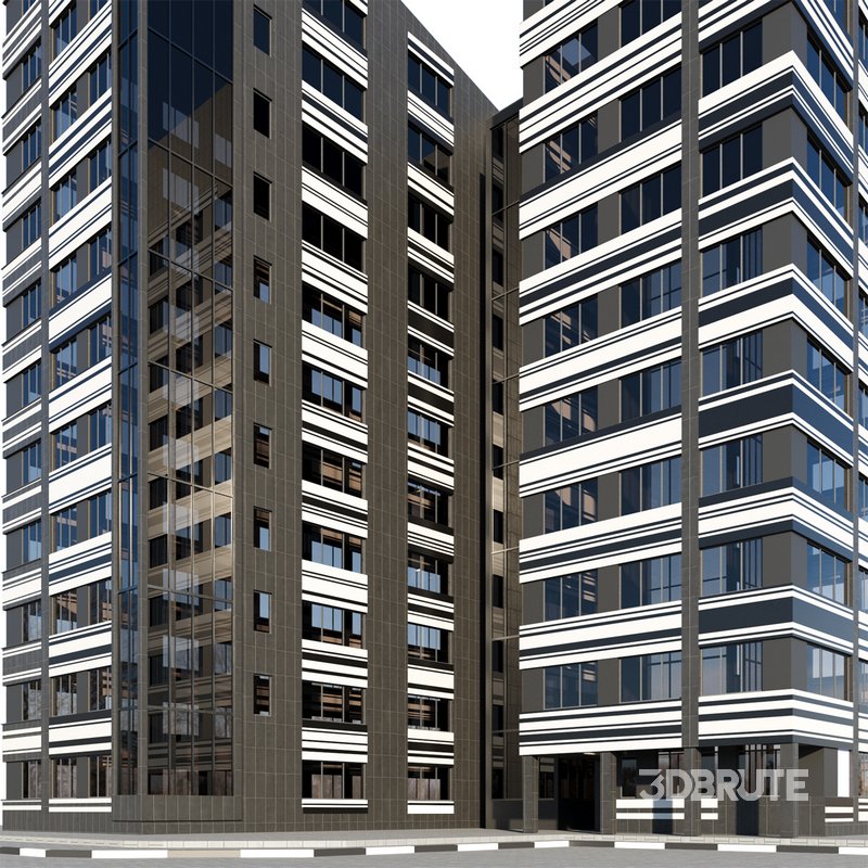 Building - Denmark - Copenhagen - 3dbrute : 3dmodel furniture and decor