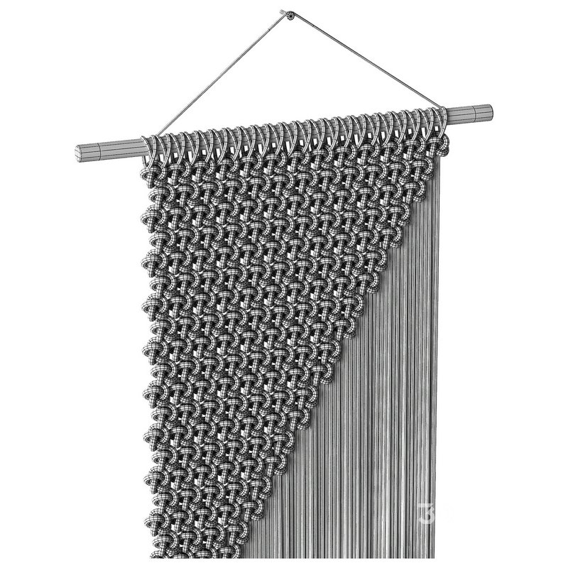 Macrame 3d model Buy Download 3dbrute