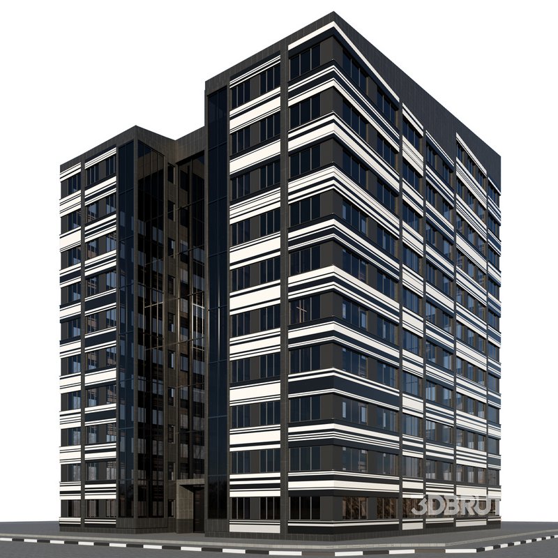 Building - Denmark - Copenhagen - 3dbrute : 3dmodel furniture and decor