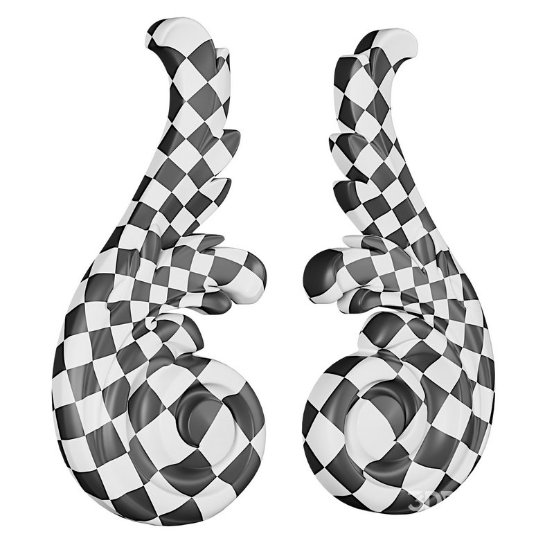 Decor Molding 3d model Buy Download 3dbrute