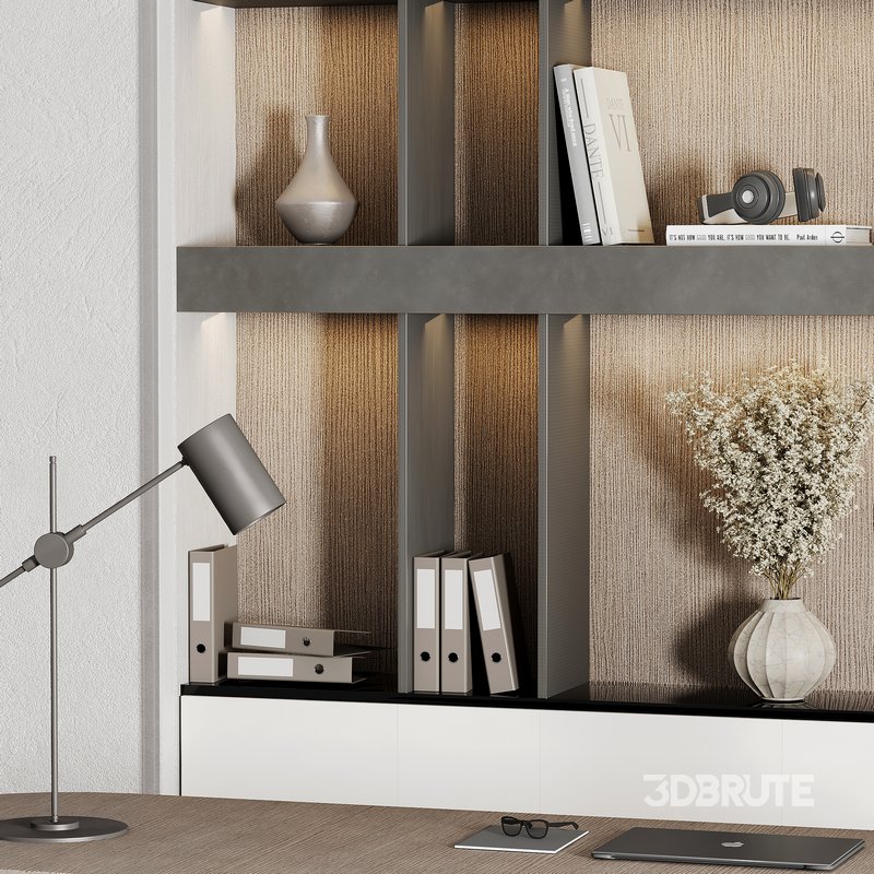 Workplace 9 3d model Buy Download 3dbrute