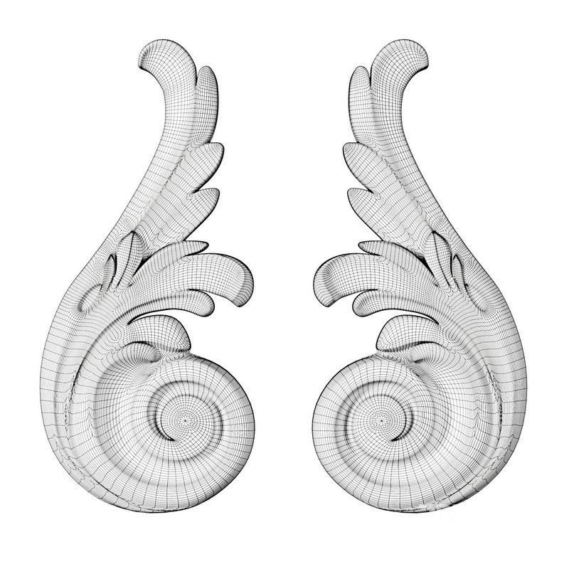 Decor Molding 3d model Buy Download 3dbrute