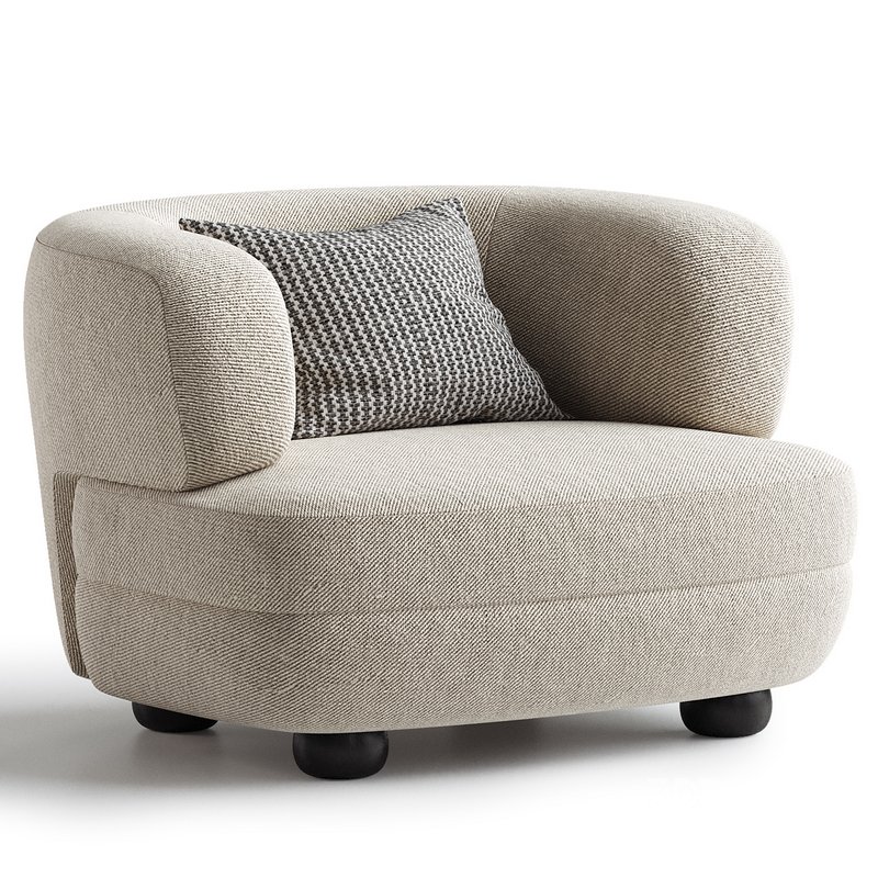 Armchair Manic 3d model Buy Download 3dbrute
