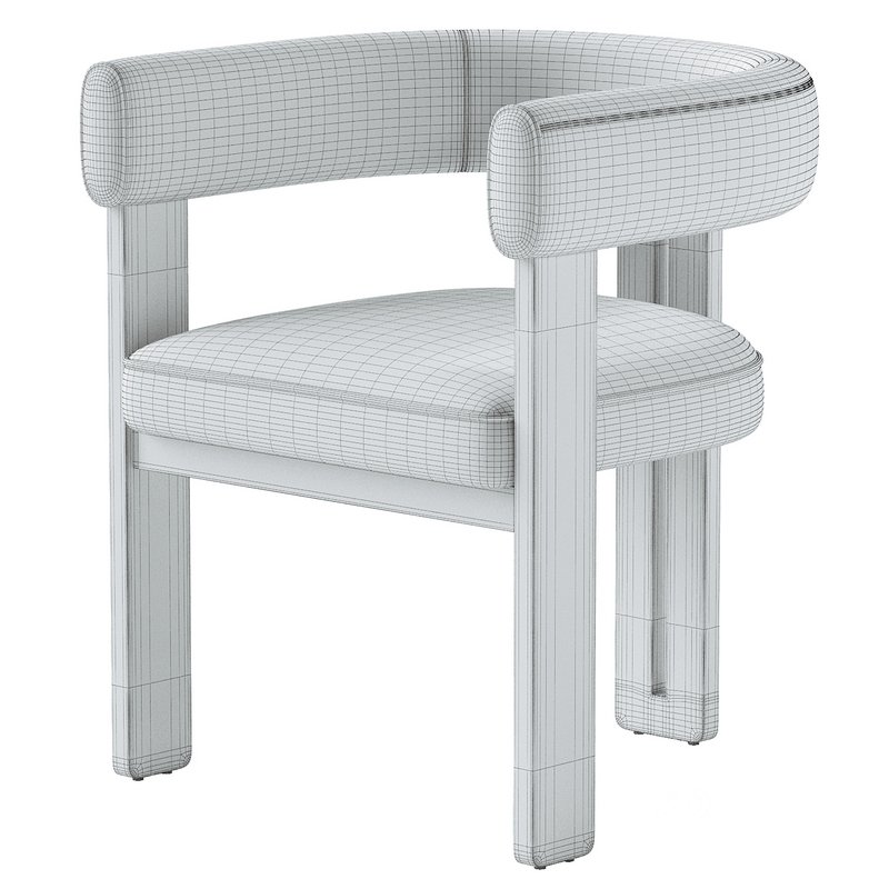 Circa Barstool & Circa Dining Chair 3d model Buy Download 3dbrute