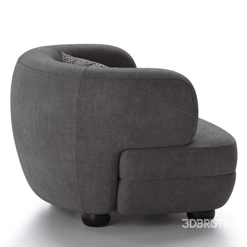 Armchair Manic 3d model Buy Download 3dbrute