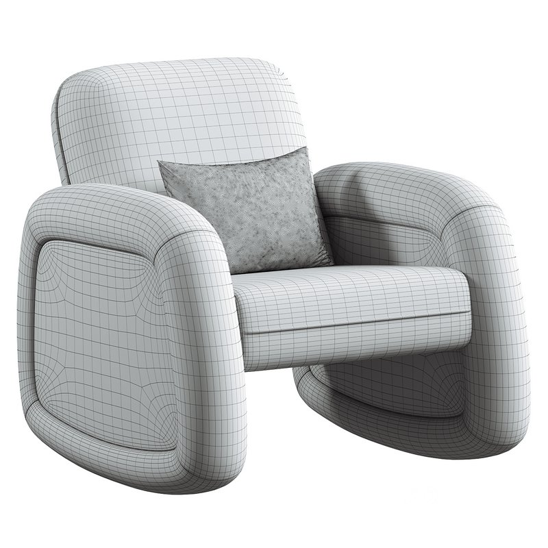 Bucatini Rocker 3d model Buy Download 3dbrute