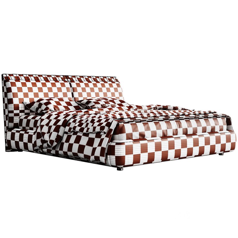 ALBERTA bed By GAME Bed 3d model Buy Download 3dbrute