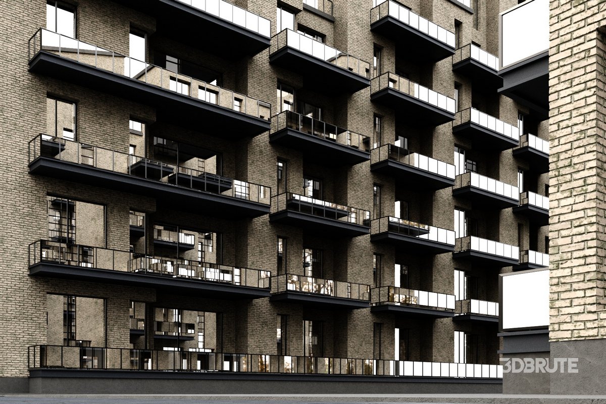 Building - Denmark - Copenhagen - 3dbrute : 3dmodel furniture and decor