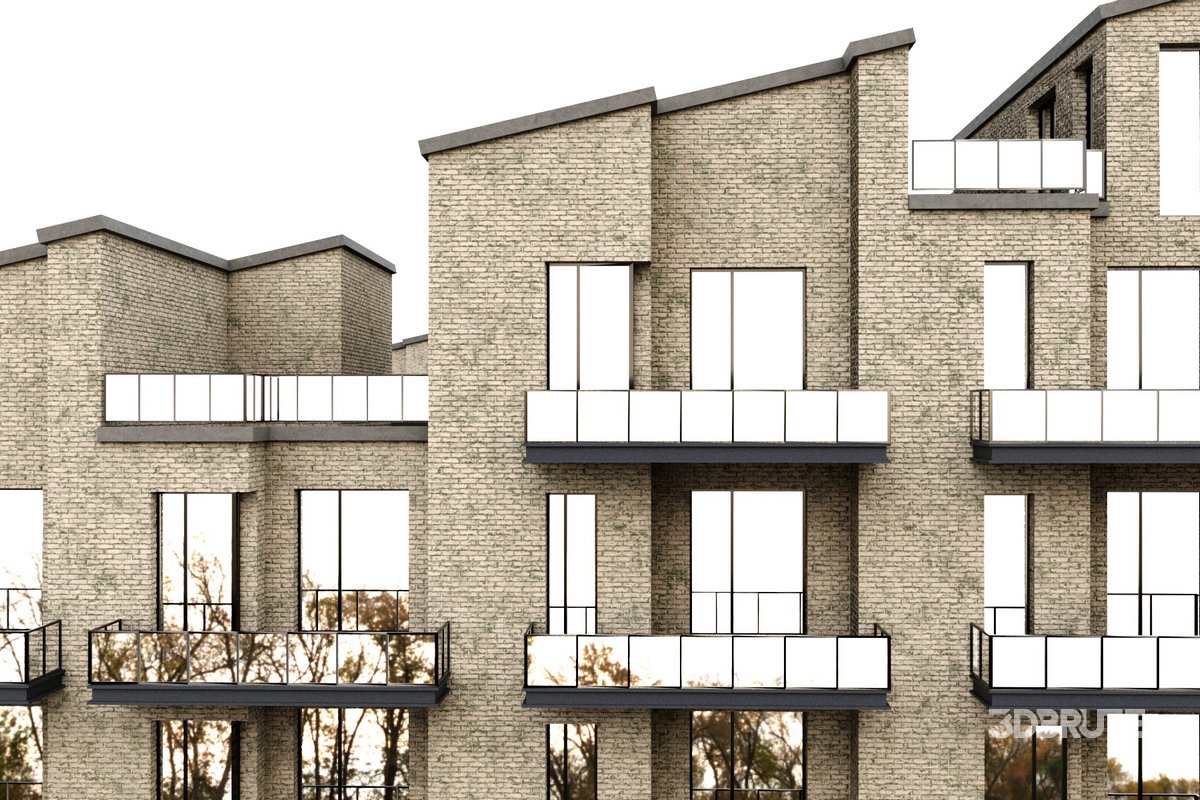 Building - Denmark - Copenhagen - 3dbrute : 3dmodel furniture and decor