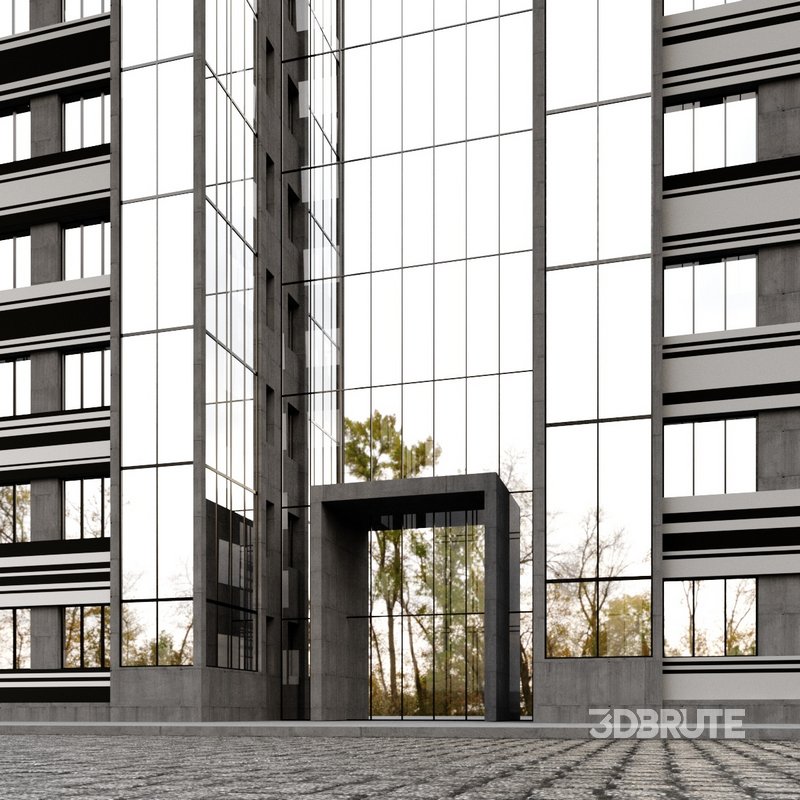 Building - Denmark - Copenhagen - 3dbrute : 3dmodel furniture and decor