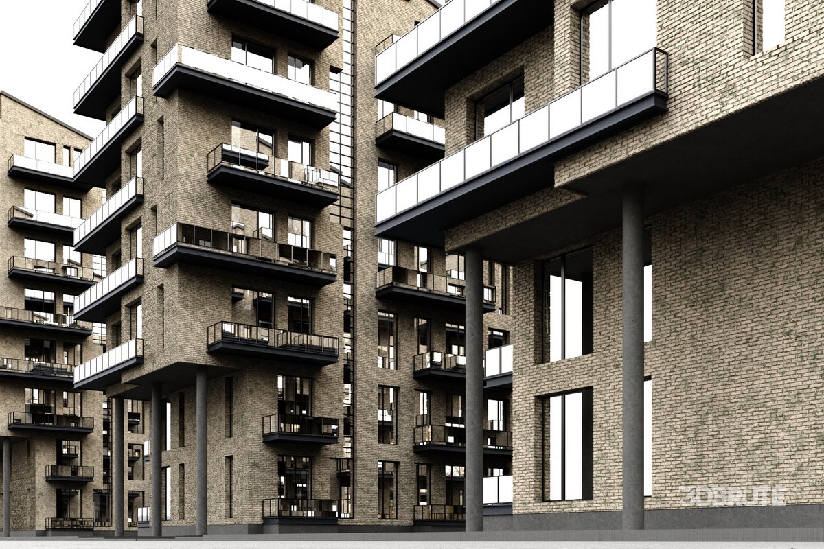 Building - Denmark - Copenhagen - 3dbrute : 3dmodel furniture and decor