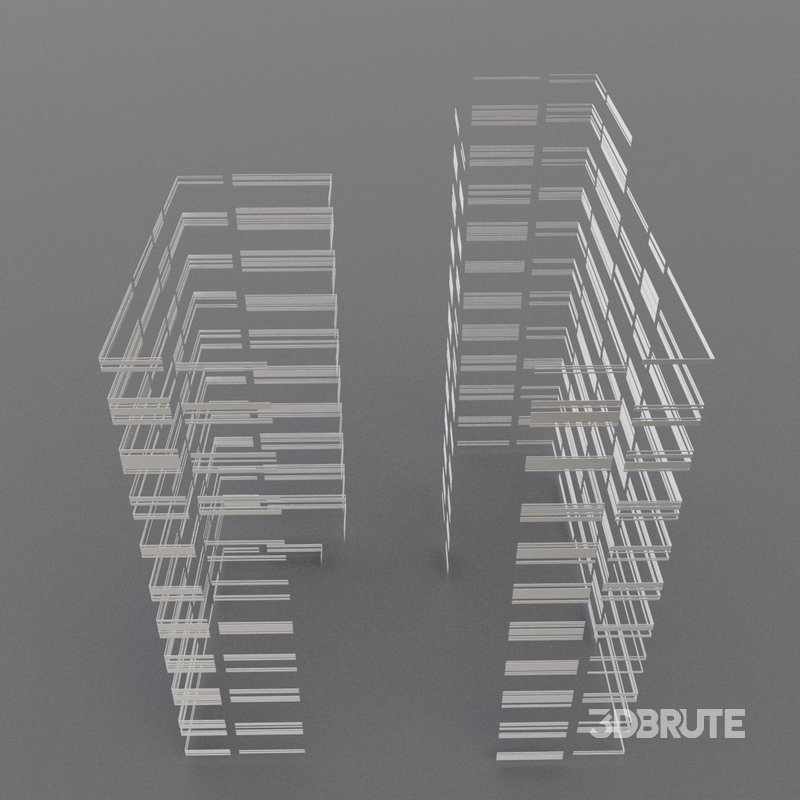 Building - Denmark - Copenhagen - 3dbrute : 3dmodel furniture and decor