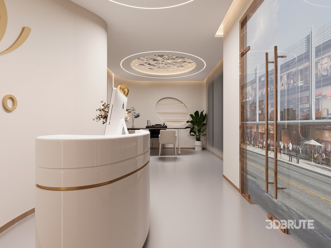 Modern Tea Room 3d model Buy Download 3dbrute
